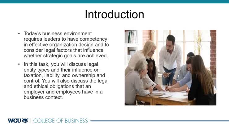 D078 Task 2 Overview PPT