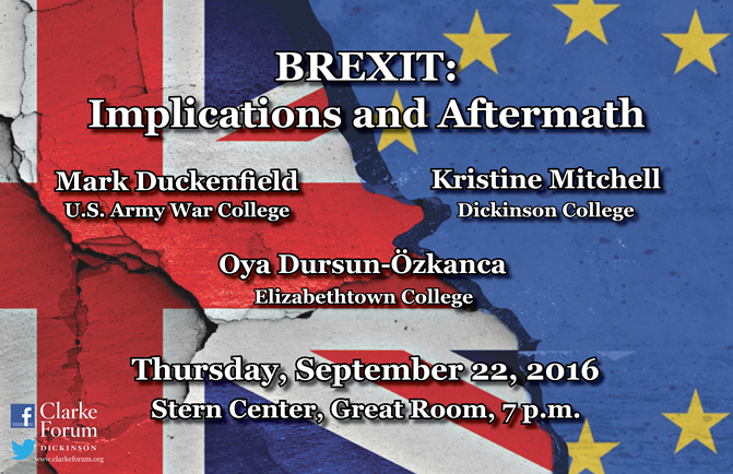 BREXIT: Implications and Aftermath – Panel Discussion