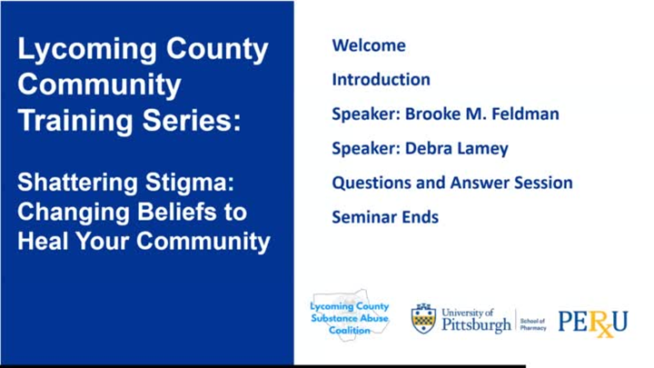 (2021-05-13) Full Webinar - Shattering Stigma: Changing Beliefs to Heal ...