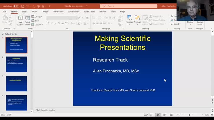 How to Give a Scientific Talk (Optional MS3)