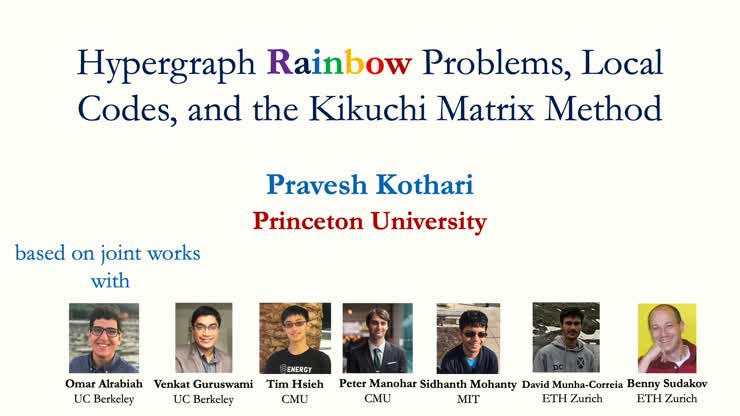 Pravesh Kothari (EaGL 2024)