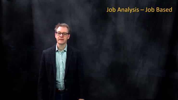 05 Job Analysis - Job Focused