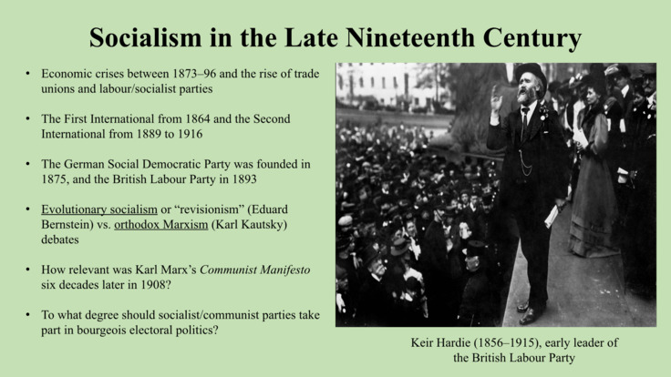 Mass Politics 1 (Feminism, Socialism, and Anarchism) 1.3 (Socialism ...