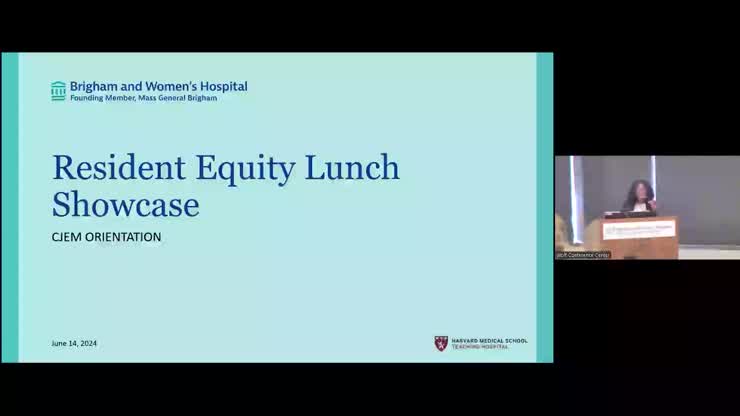 Resident Equity Lunch Showcase