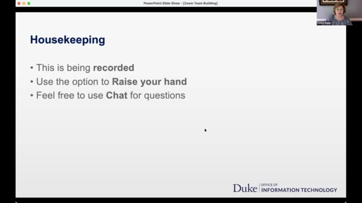 Using Team Building Activities in Zoom