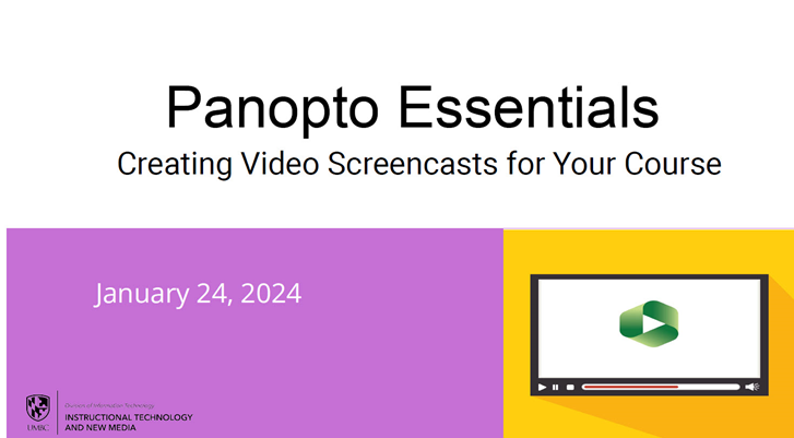 Panopto Essentials (1.24.2024)