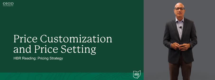 Module 5 - Price Customization and Price Setting