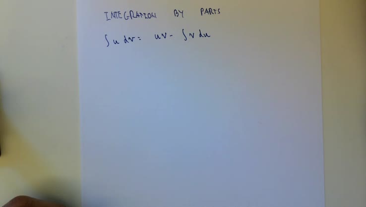 Integration by parts