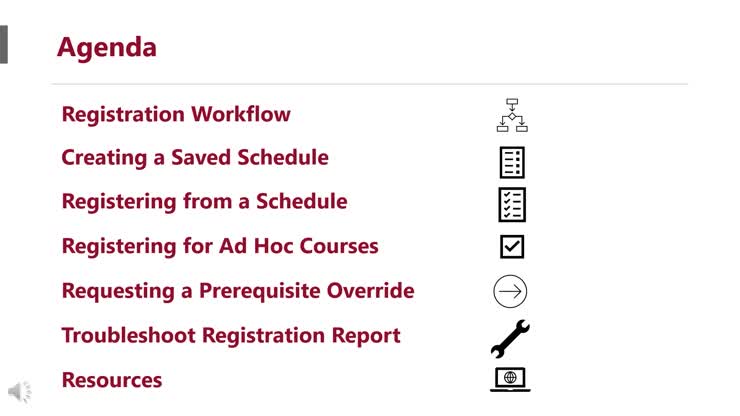 Registration Overview Training