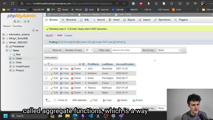 Aggregate Functions and Subqueries