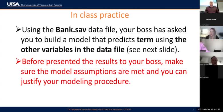 L7 Logistic Regression (Part 2)