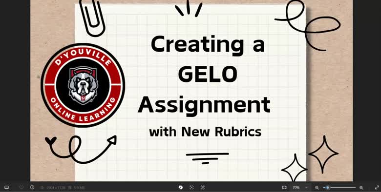 Creating a GELO Assignment