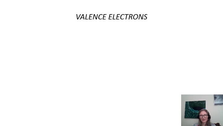 CHEM104 Lecture Chapter 2 overview E Valence Electrons