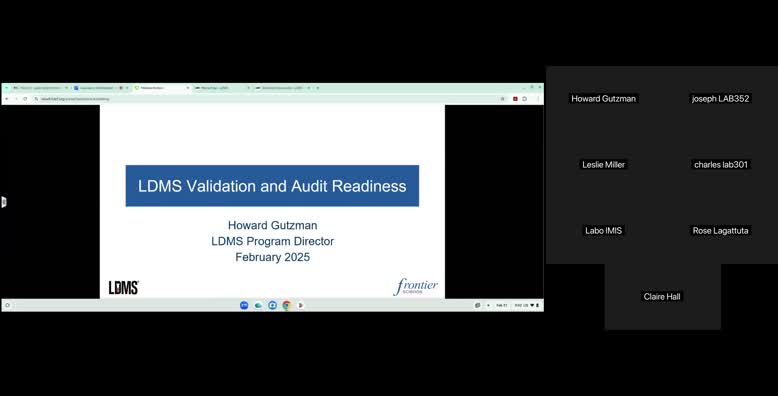LDMS Validation and Audit Readiness
