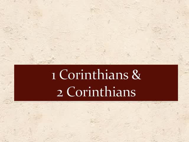 NT 504 Lesson 4 Lecture 4: 1 & 2 Corinthians, Part 1