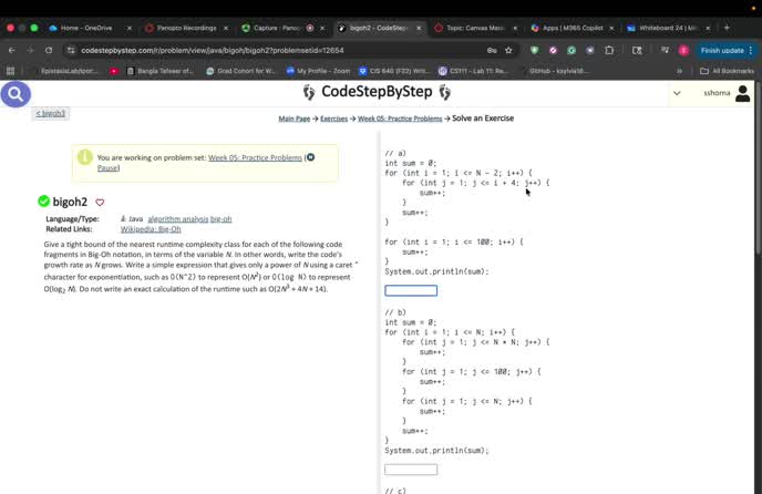 Week 05 CodeStepByStep Example