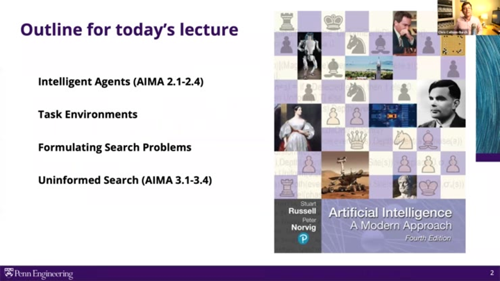 CIS 421/521 - 2020-09-10 - Rational Agents