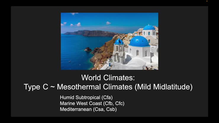 GEOS 113 L7c Mesothermal Climates