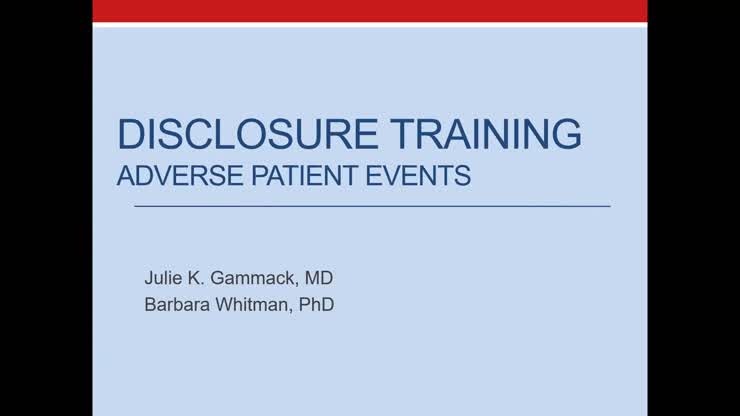 Disclosure Training
