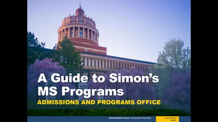 A Guide to Simon’s MS Programs