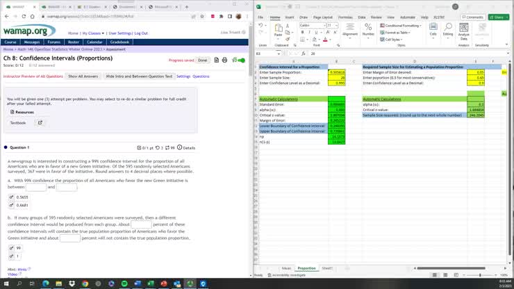 Math 146 Chapter 8 Proportions