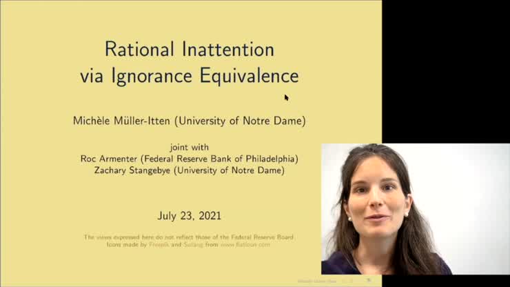 Rational Inattention via Ignorance Equivalence