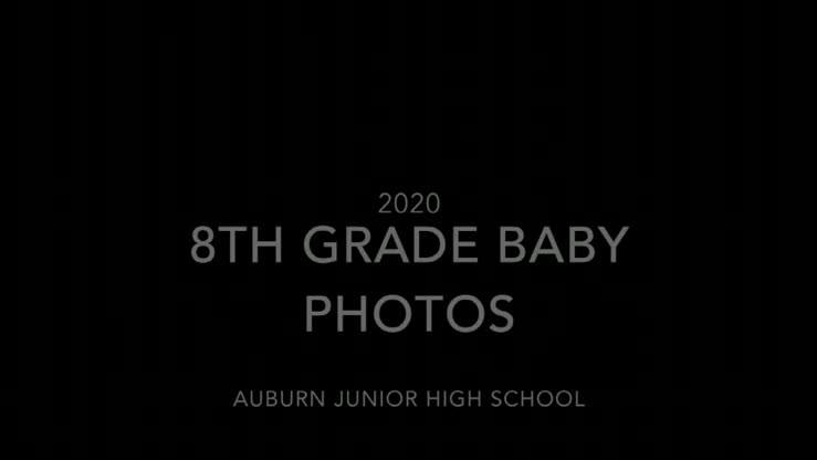 2020 Yearbook 8th Grade Baby Photos V3
