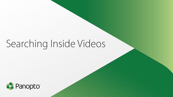 Searching Inside Videos