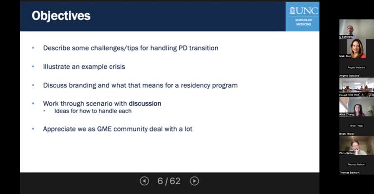 GME New Program Leadership Series: “Changing of the Guard: Rebranding ...