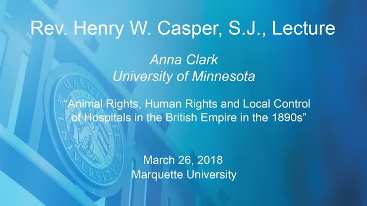 2018-03-26 - Casper Lecture - Anna Clark