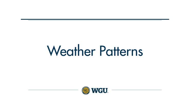 Weather Patterns with Transcript
