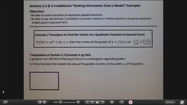 Sect 5.3 Part 2 Example 4 (Garden) S2019