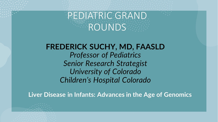FREDERICK SUCHY, MD, FAASLD