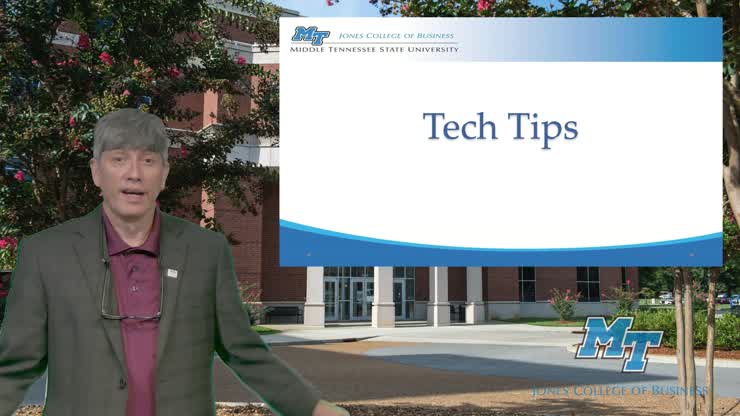 Tech Tip #1 - PowerPoint Presenting Tips