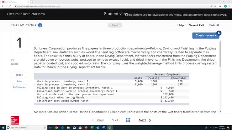 ACC-121, Chapter 4, Practice Problem Video