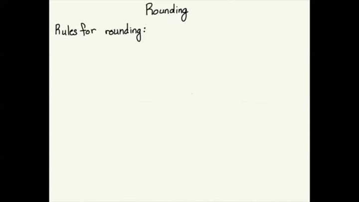 Rounding