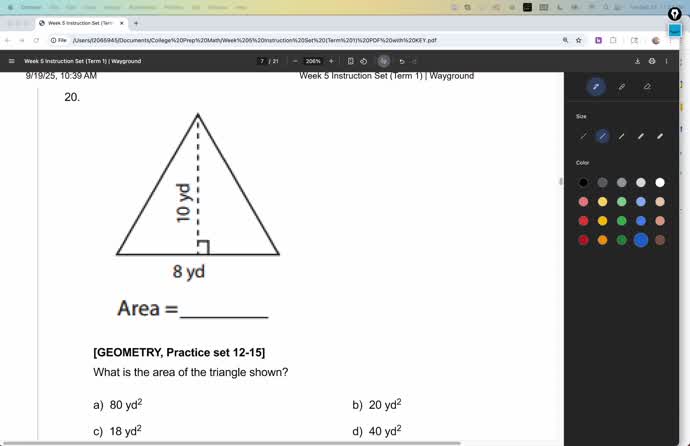 Week 5, Pt. 4: Geometry