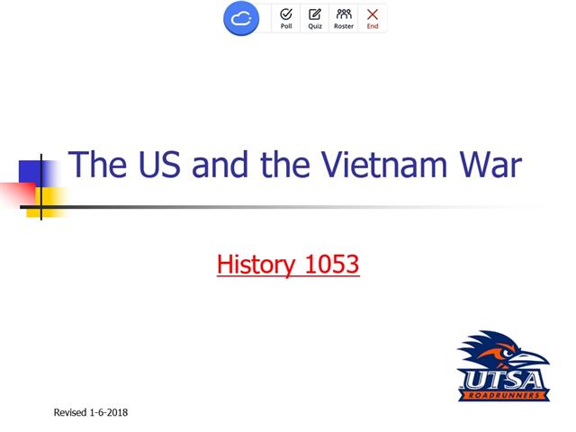 The Vietnam War, part 1